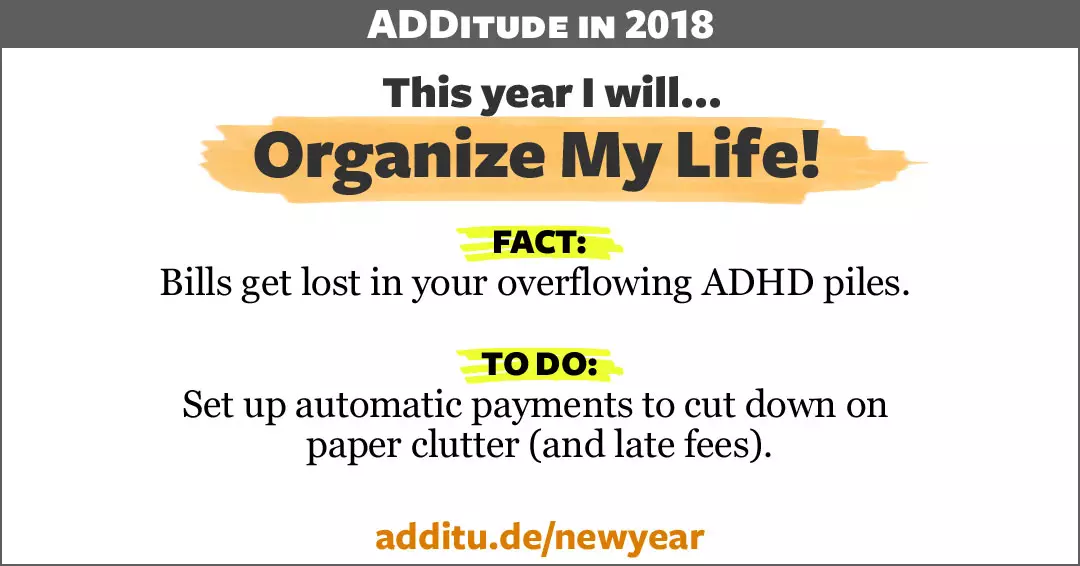 ADHD ati piles, clutter