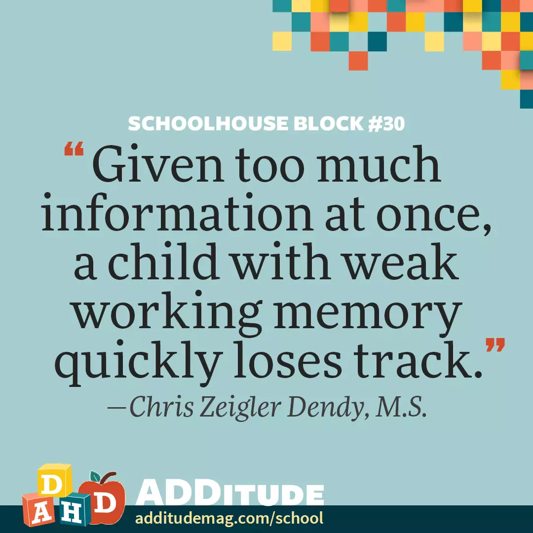 ADHD ഉള്ള സ്കൂൾ കുട്ടികൾക്കുള്ള എക്സിക്യൂട്ടീവ് ഡിസ്ഫംഗ്ഷൻ സഹായം 13438_30