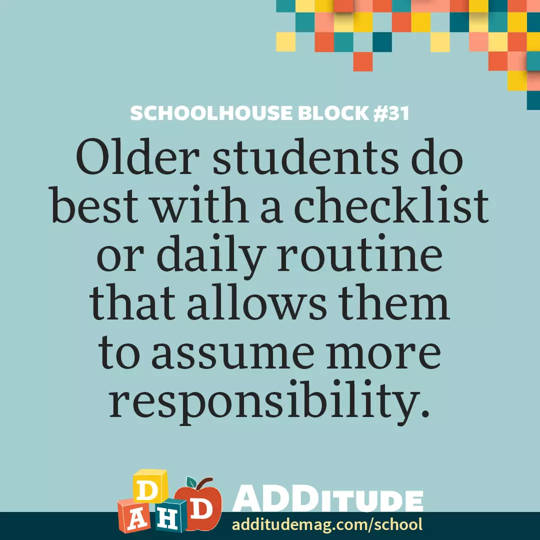 ADHD ഉള്ള സ്കൂൾ കുട്ടികൾക്കുള്ള എക്സിക്യൂട്ടീവ് ഡിസ്ഫംഗ്ഷൻ സഹായം 13438_31