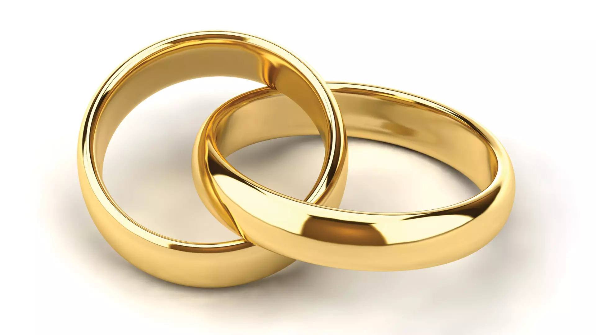 Dous aneis de voda de ouro, que simbolizan como o TDAH afecta as relacións