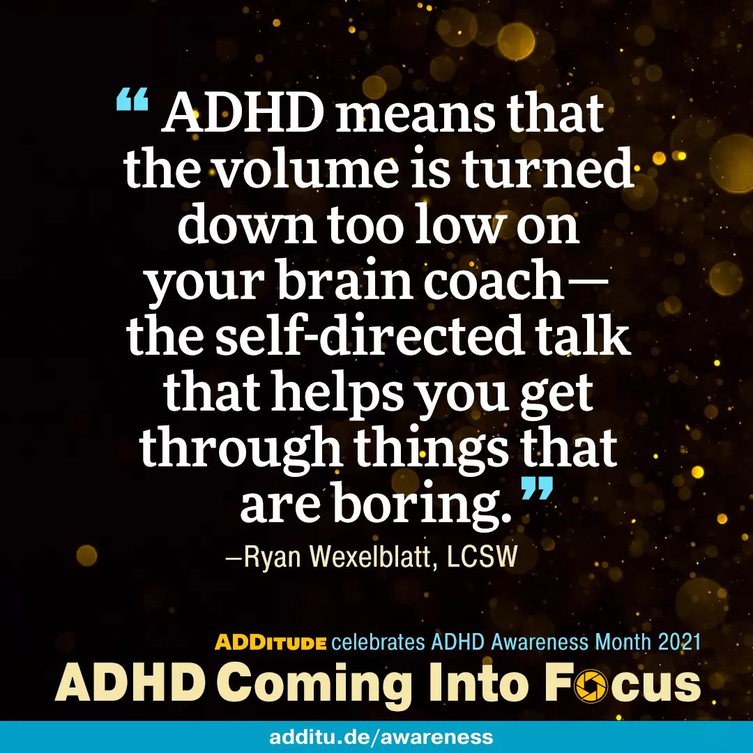 የ ADHD የግንዛቤ ማስጨበጫ ወር፡ ምልክቶች እና ህክምና ወደ ትኩረት እየመጡ ነው። 14614_8