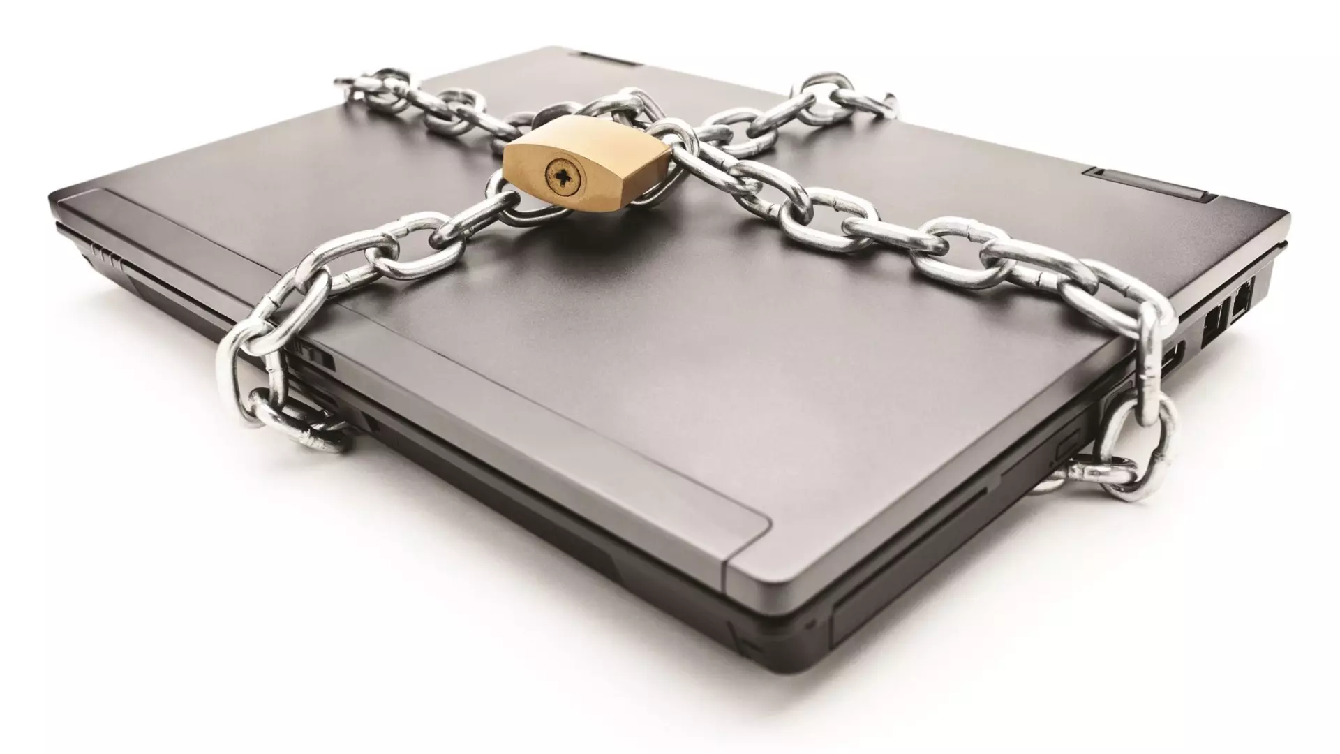 chained Laptop ännert schlecht Gewunnechten