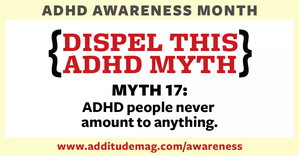 Vakakurumbira vane ADHD