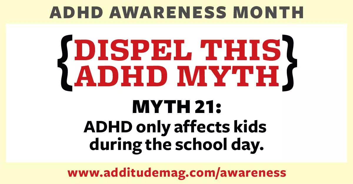 పాఠశాల వర్సెస్ ఇంట్లో ADHD లక్షణాలు