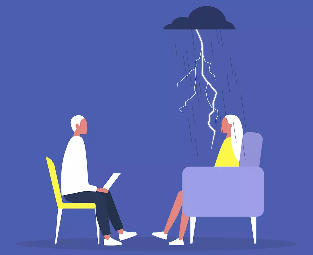 problémy s adhd a hněvem - psychoterapeutické poradenství, rozhovor mezi lékařem a pacientem, problémy s duševním zdravím a lékařská podpora