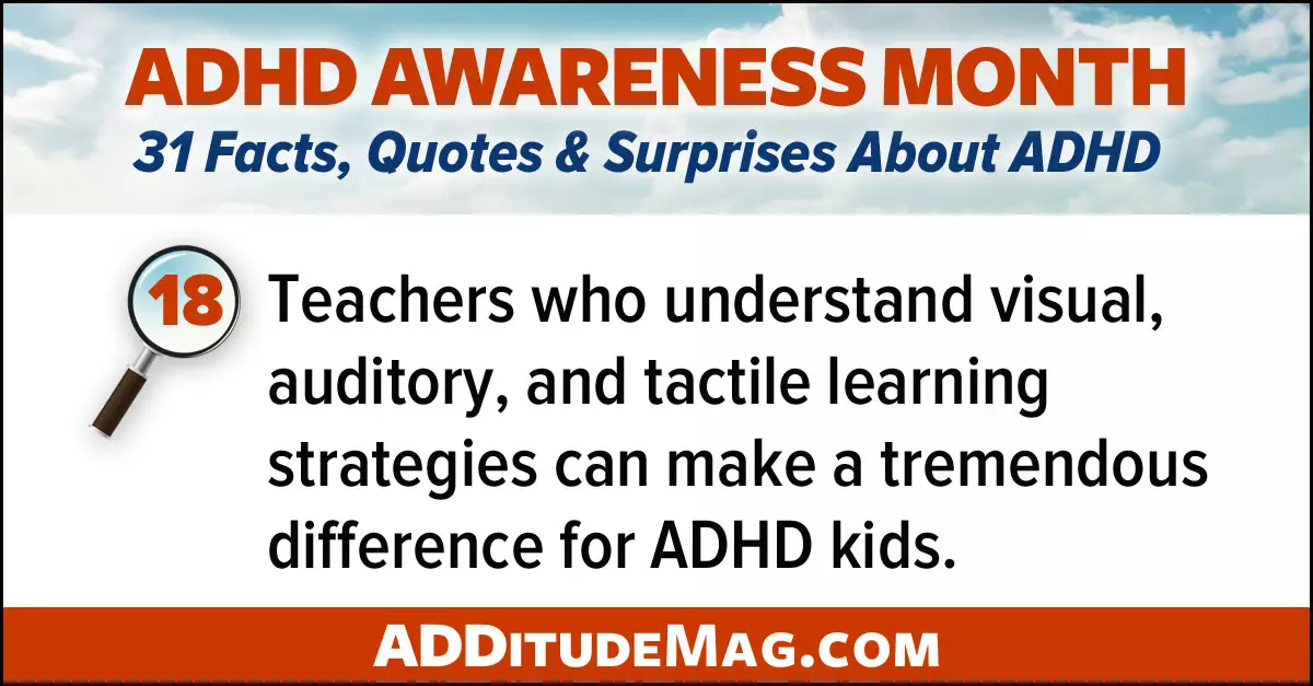 Стылі навучання ADHD