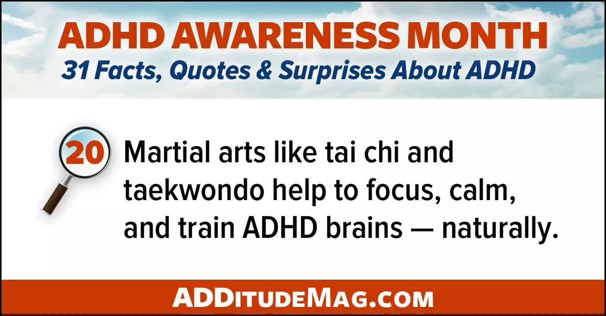 D'Virdeeler vun der Kampfkonscht fir Erwuessener mat ADHD