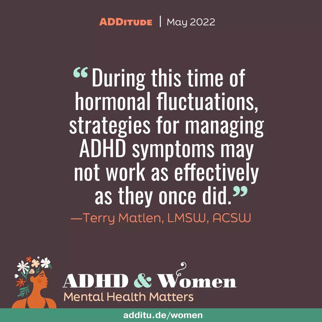 Kvinners helsemåned: ADHD-symptomer, feildiagnostisering, hormoner, overgangsalder 392_16