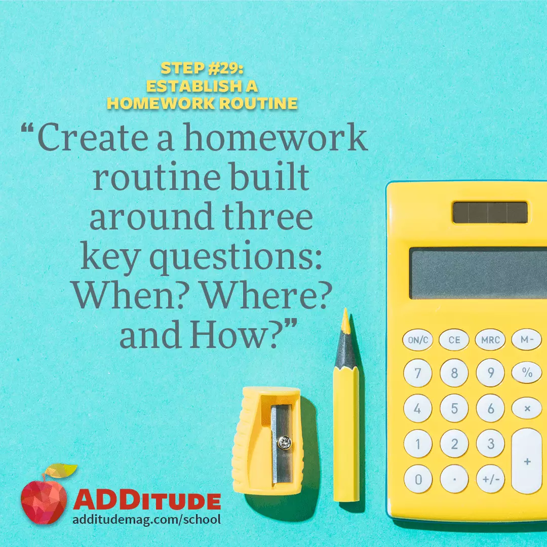 Back to School Dhukungan kanggo Keluarga ADHD: Learning Resources 5444_29