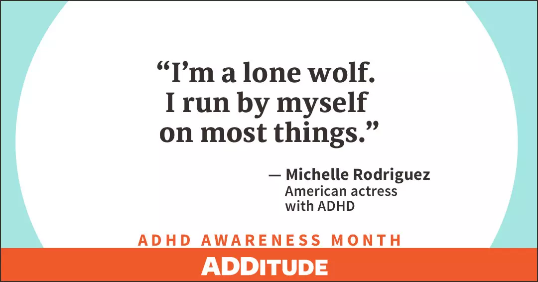 Frægt fólk með ADHD